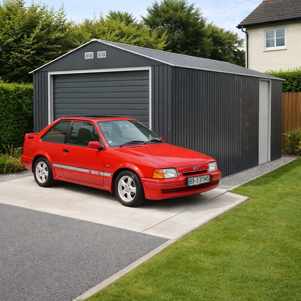 12X20 Olympian Steel Car Garage - Coola Living Ireland